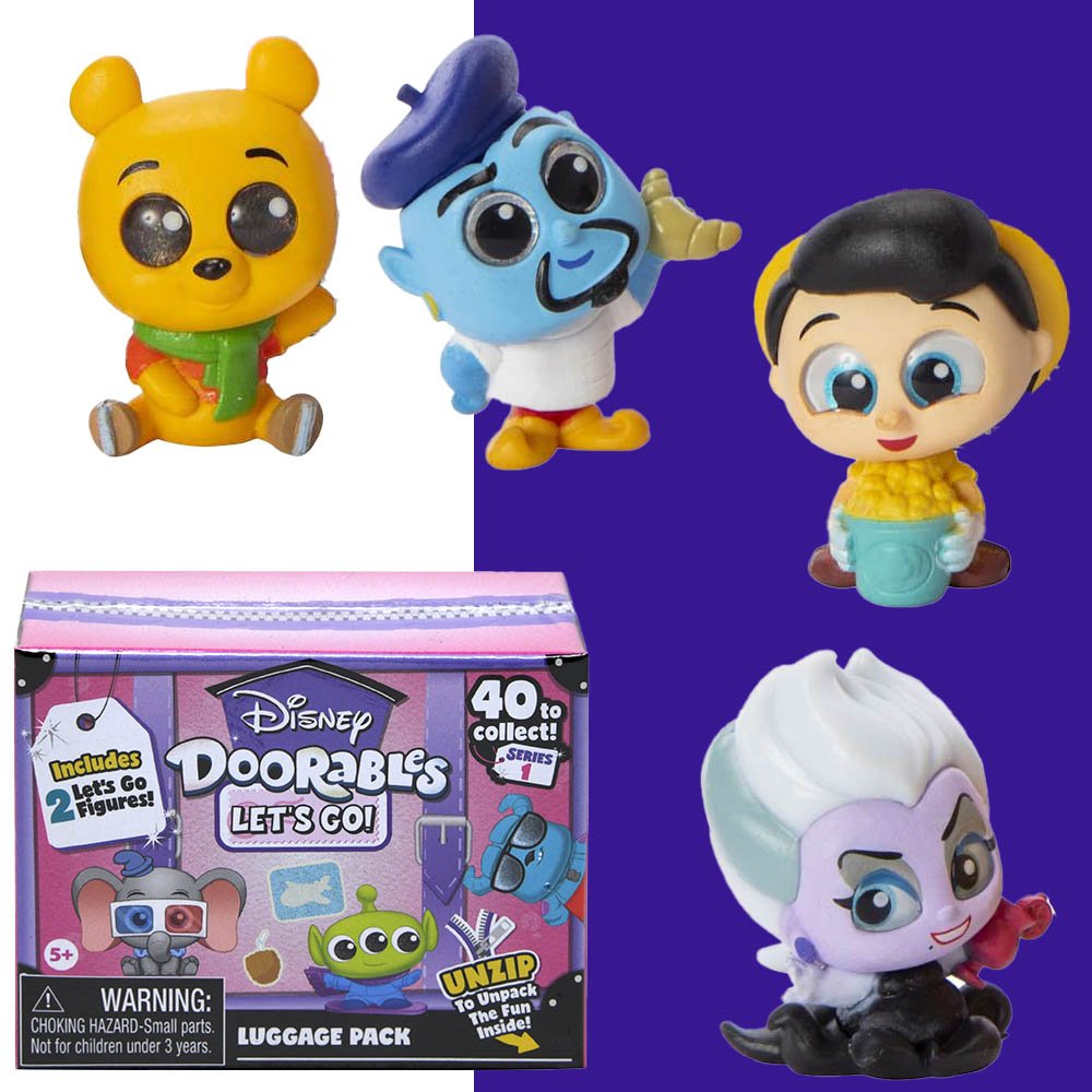 Disney Doorables - Let's Go Vehicles Luggage Pack (Series 1) – Knick ...