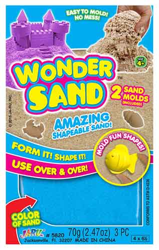 Wonder Sand - Amazing Shapeable Sand (Choose Your Color)