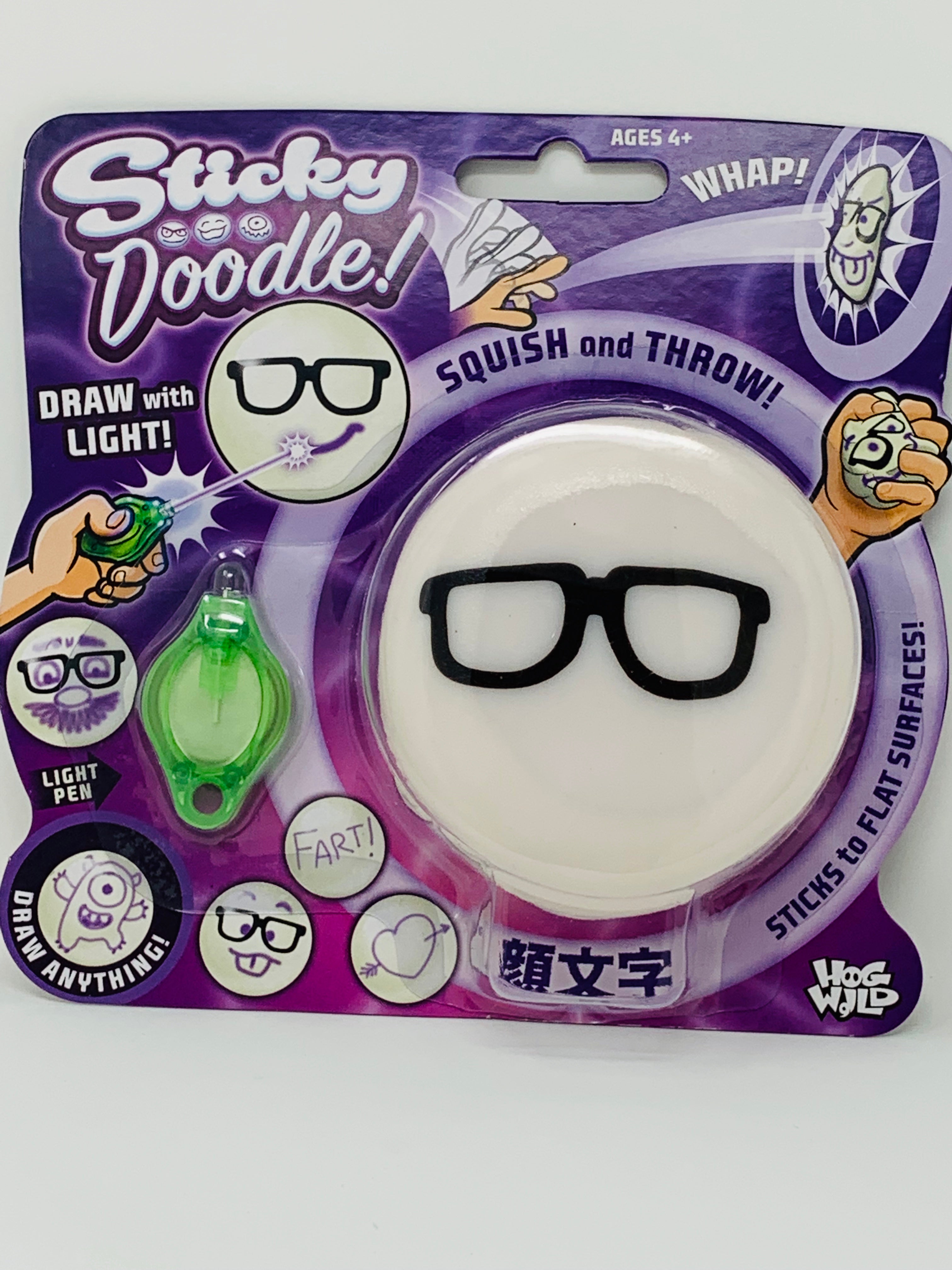 Sticky Doodle (includes a Light Pen to draw on the doodle) – Knick ...