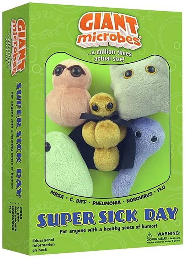 GIANTmicrobes Plush - Super Sick Day – Knick Knack Toy Shack