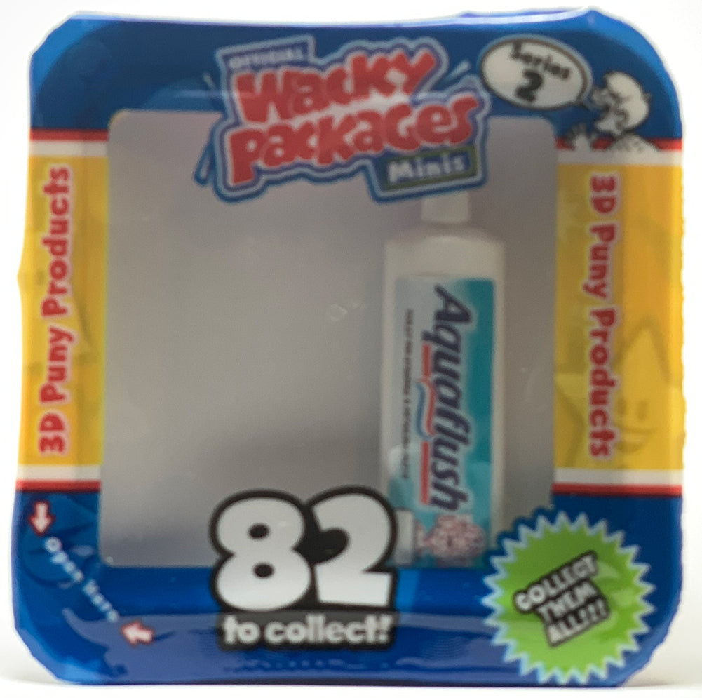 Wacky Packages Minis - Tubes Aqua Flush (plus 4 Mystery) - Series 2 ...