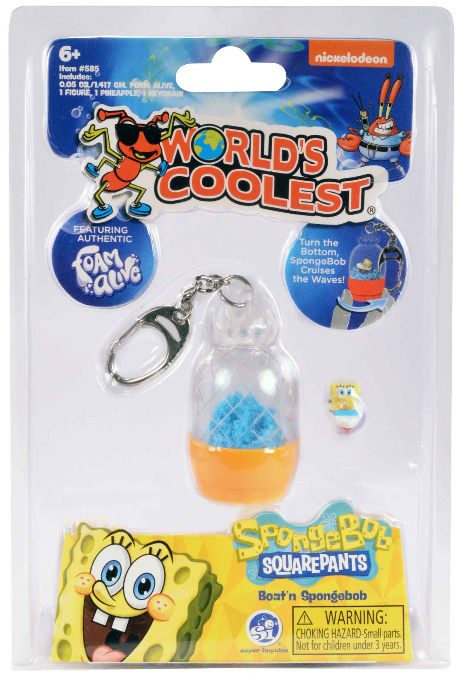 World’s Coolest SpongeBob SquarePants (Bundle of 2 Keychains)