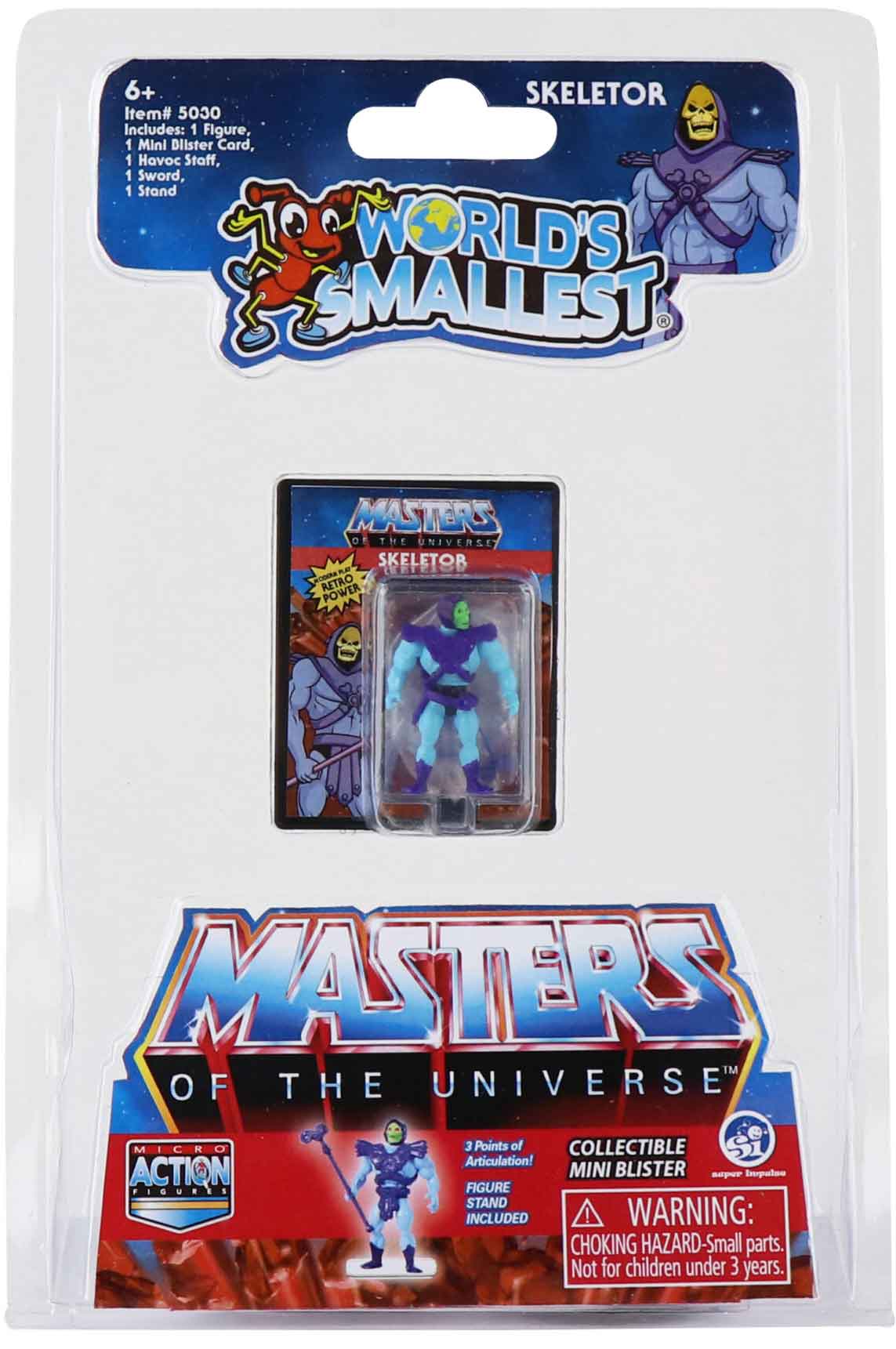World's Smallest Masters of the Universe Micro Action Figures (1 Rando