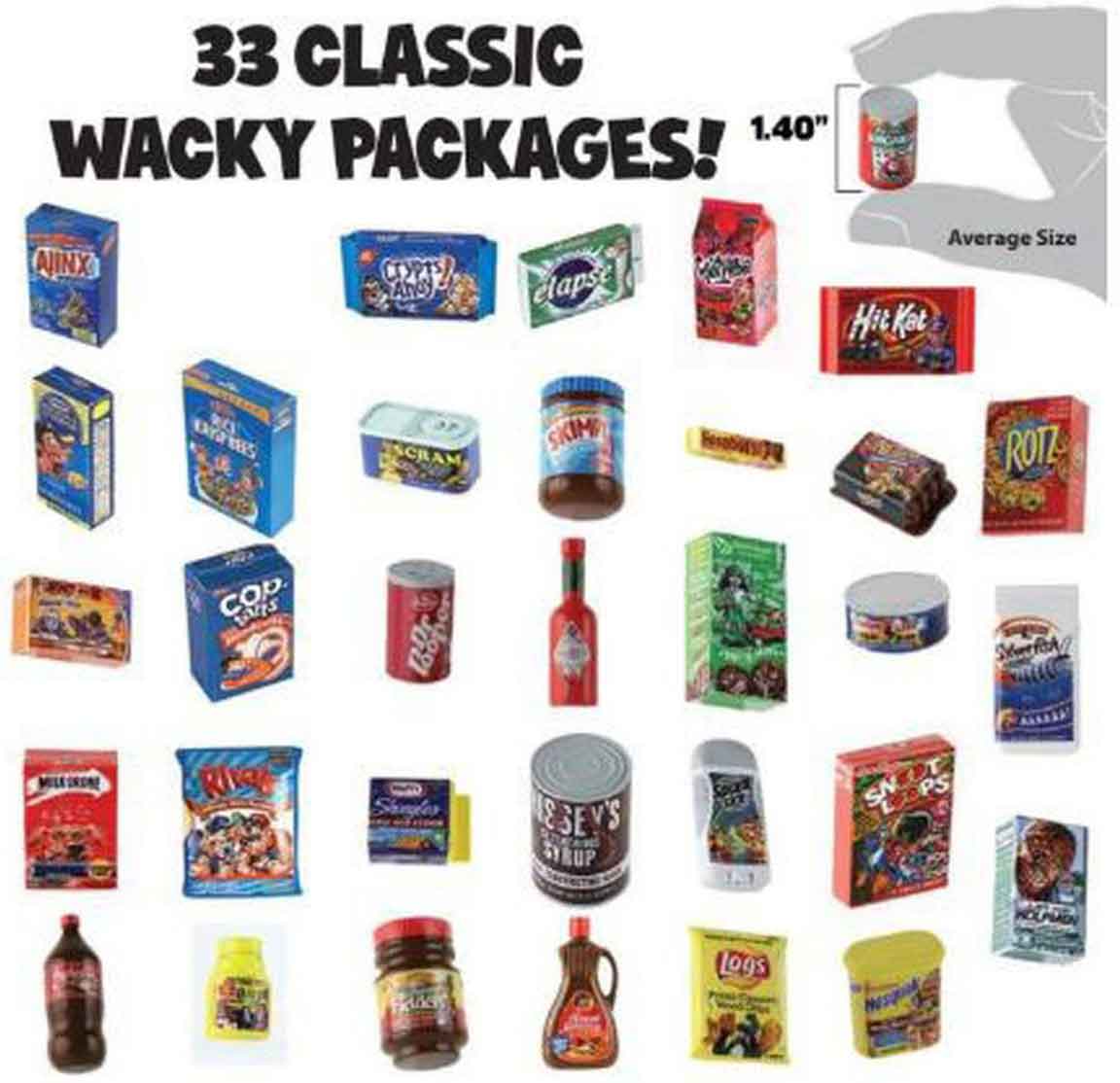 World's Smallest Wacky Packages Minis Series 1 Mystery Pack (Bundle of